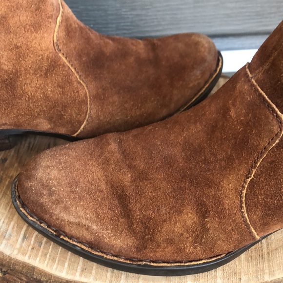 Born | Shoes | Born Kerri Distressed Suede Womens Bootie | Poshmark